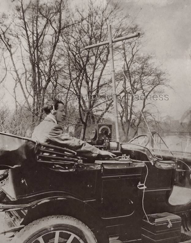 Very old and first car radios in USA -1921